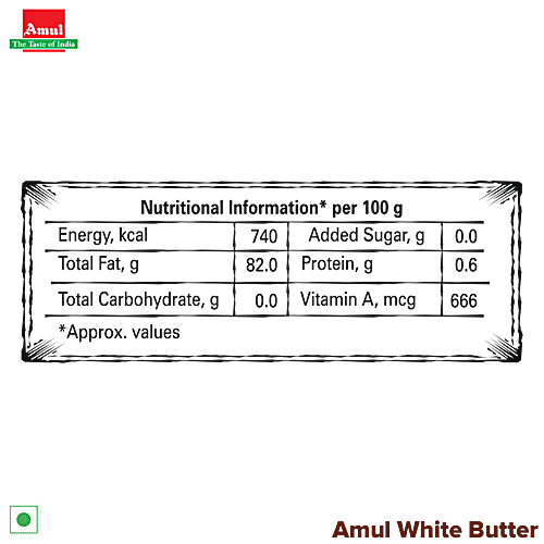 Buy Amul White Butter - Unsalted Online at Best Price of Rs 235 - bigbasket