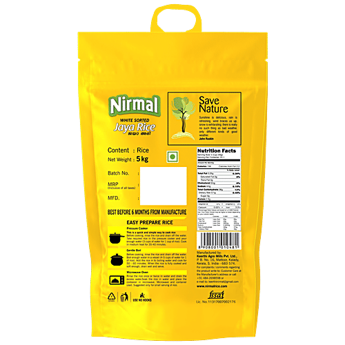 Buy Nirmal Jaya Rice Online at Best Price of Rs 335 - bigbasket