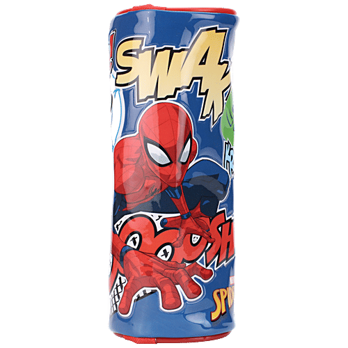 Buy Hm International Marvel Spider Man Round Shaped Pencil Bag Pouch ...