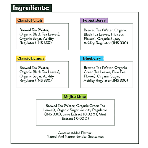 Buy Brewhouse Tea Brewing Co. Organic Ice Tea - Assorted Flavours ...