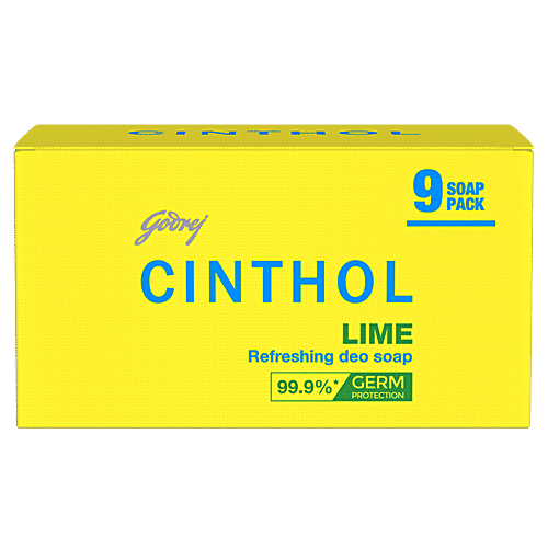 Buy Cinthol Refreshing Deo Lime Bath Soap, 99.9% Germ Protection Online ...