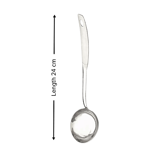 Buy BB Home Stainless Steel Dal/Gravy Ladle - Medium, Premium Gem ...