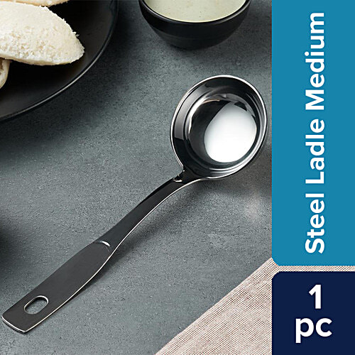 Buy bb home Dal/Gravy Ladle - Medium, Premium Gem Series, Stainless ...