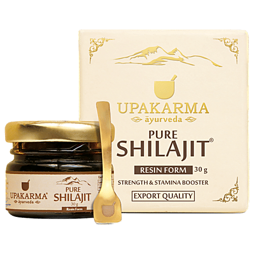 Buy UPAKARMA Pure Shilajit Resin - For Strength, Stamina, Power ...
