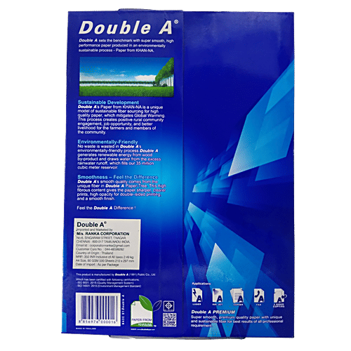 Buy Double A A4 Paper Ream - 80 Gsm Online at Best Price of Rs 350 ...
