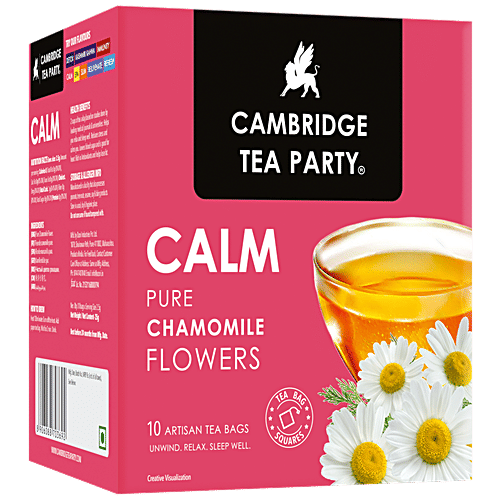 Buy Cambridge Tea Party Calm Chamomile Tea - Helps To Sleep Better ...