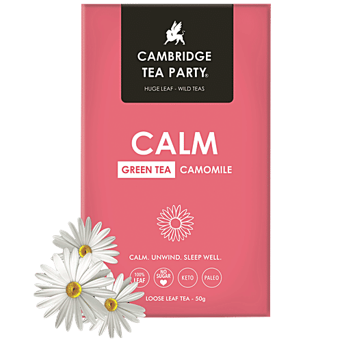 Buy Cambridge Tea Party Calm - Camomile Green Tea, Whole Leaf Loose Tea ...