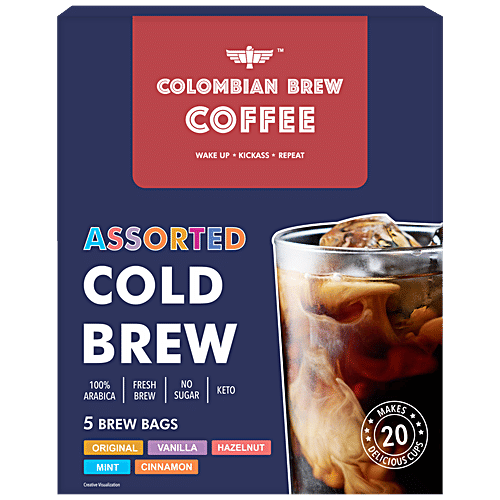 Buy Colombian Brew Coffee Assorted Cold Brew Coffee - 100% Arabica ...