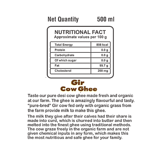 Buy Absolute Milk Farm Fresh Pure Desi Gir Cow Ghee Online at Best ...