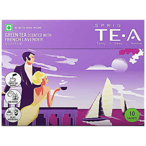 Buy Sprig Tea Green Tea Scented With French Lavender Online at Best ...