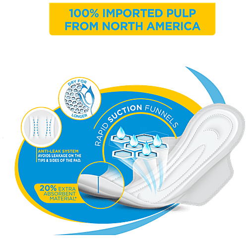 Buy Comfy Snug Fit Sanitary Pads Value Pack - Regular, 230 mm With ...