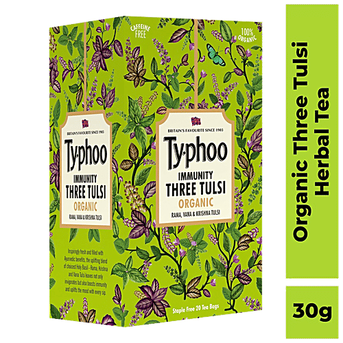 Buy Typhoo Immunity Three Tulsi Organic Tea Online at Best Price of Rs ...