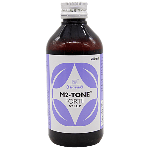 Buy Charak M2-TONE FORTE Syrup - Non Hormonal Approach To Excessive ...