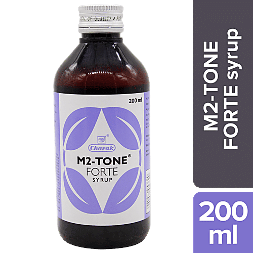 Buy Charak M2-TONE FORTE Syrup - Non Hormonal Approach To Excessive ...