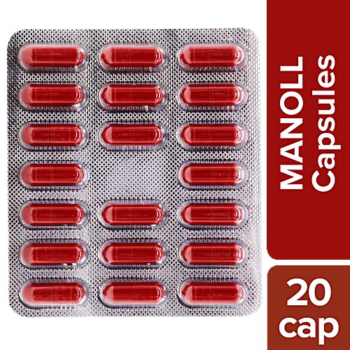 Buy Charak MANOLL Capsules - A Nutritive Tonic For All Age Group Online ...