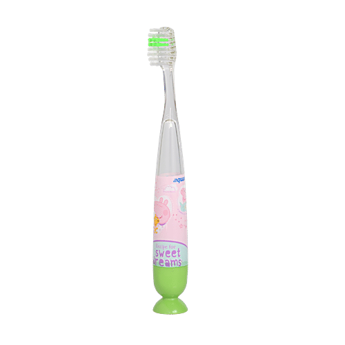 Buy Aquawhite Peppa Pig Flashhh Kids Toothbrush - 3+ Years, Green ...