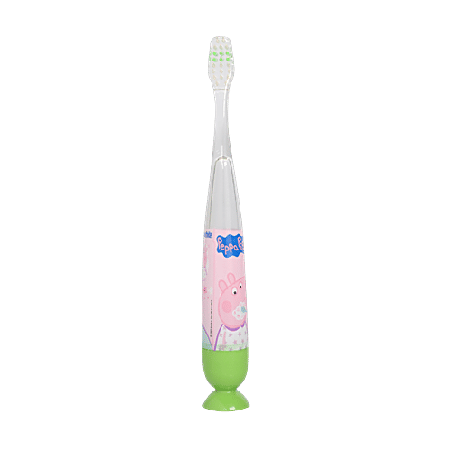 Buy Aquawhite Peppa Pig Flashhh Kids Toothbrush - 3+ Years, Green ...