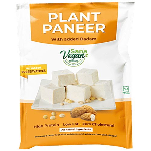 Buy Sana Vegan Plant Paneer Online at Best Price of Rs 115 - bigbasket