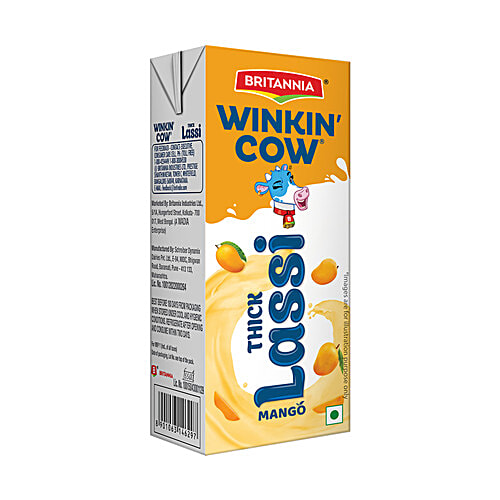 Buy Britannia Winkin Cow Mango Lassi Online at Best Price of Rs 23 ...