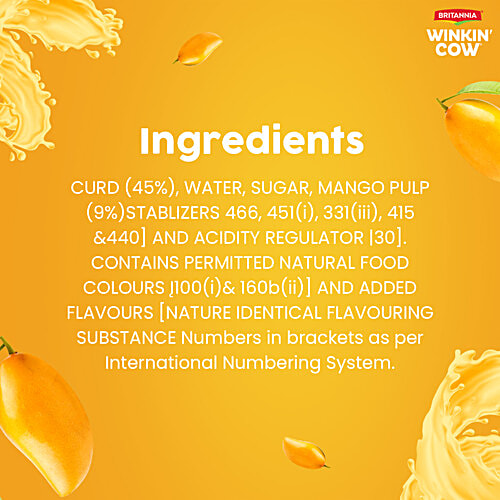 Buy Britannia Winkin Cow Mango Lassi Online at Best Price of Rs 23.75 ...