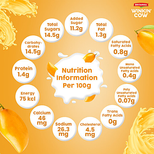 Buy Britannia Winkin Cow Mango Lassi Online at Best Price of Rs 23 ...
