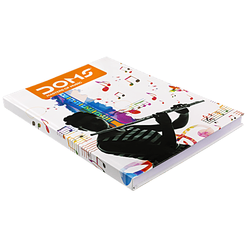 Buy Doms Notebook - Ruled, Single Line, Hard Bound, A4, 340 Pages ...