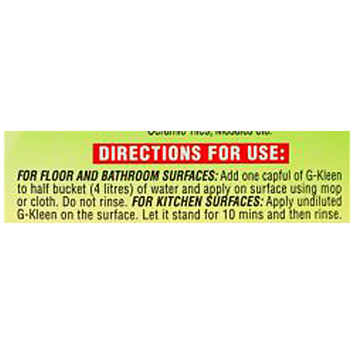 Buy Gainda G-Kleen Disinfectant Surface Cleaner - Citrus Online at Best ...