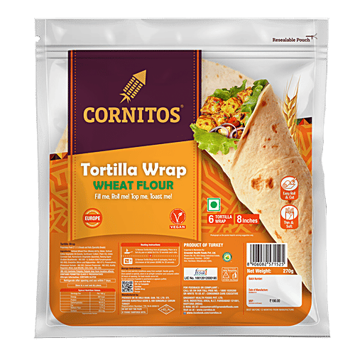 Buy Cornitos Wheat Flour Tortilla Wrap Online at Best Price of Rs 182.4 ...