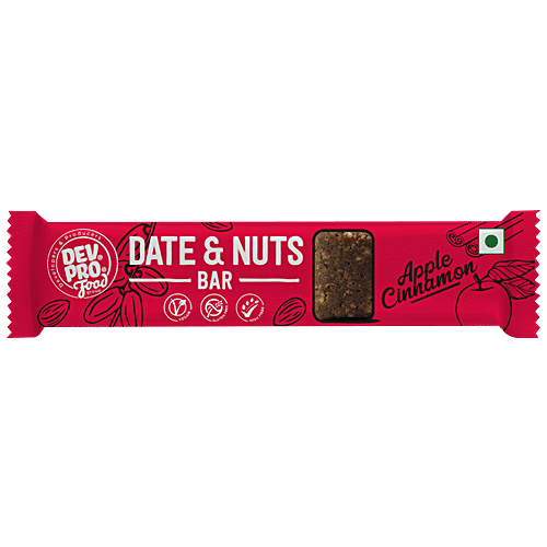 Buy Dev. Pro. Food Group Date & Nuts Bar - Apple Cinnamon Online at ...