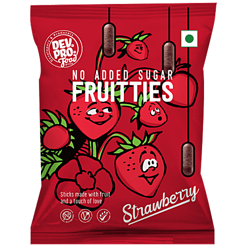 Buy Dev. Pro. Food Group No Added Sugar Fruitties - Strawberry Online ...