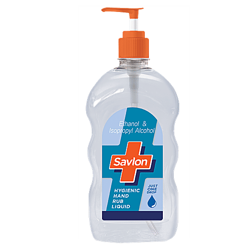 Buy Savlon Hygienic Hand Rub Liquid - Alcohol Based Online at Best ...