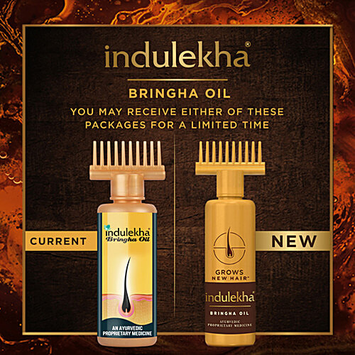 Buy Indulekha Bringha Oil - Reduce Hair Fall & Grow New Hair, 100% Ayurvedic, No Parabens ...