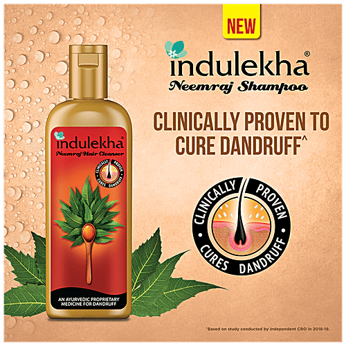 Buy Indulekha Neemraj Hair Cleanser - Cures Dandruff Online at Best ...