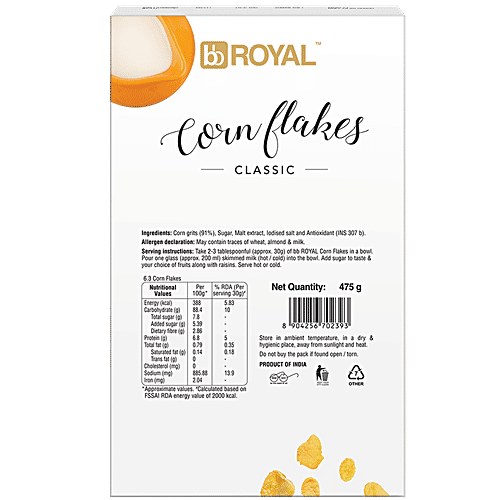 Buy BB Royal Corn Flakes Classic Online at Best Price of Rs 185 - bigbasket