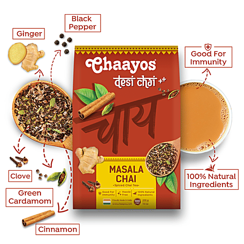 Buy Chaayos Tea Blend/Chai - Masala, Premium Flavoured Online at Best ...