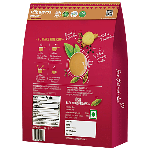 Buy Chaayos Chai - Masala, Spice Blend Online at Best Price of Rs 249 ...