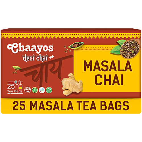 Buy Chaayos Masala Chai Tea Bags Online at Best Price of Rs 199 - bigbasket