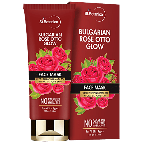 Buy StBotanica Bulgarian Rose Otto Glow Face Mask Online at Best Price ...