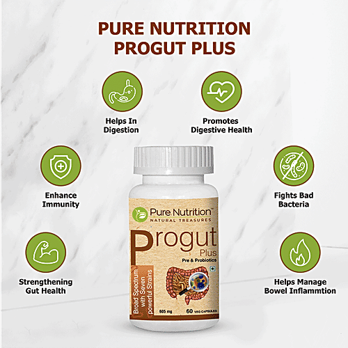 Buy Pure Nutrition Progut Plus - Promote Digestive Health & Builds ...