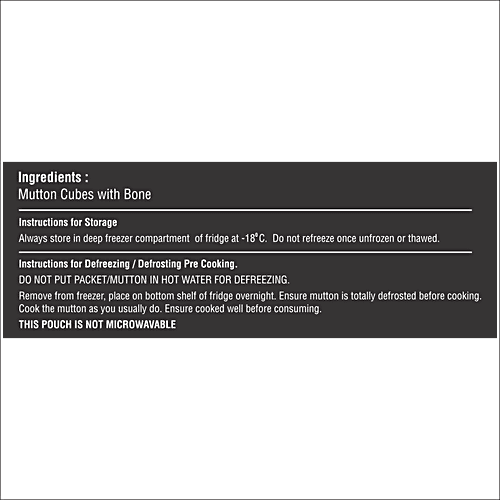 Buy CURRYMIA Raw Freshly Frozen Mutton Cubes - Bone-In Online at Best ...