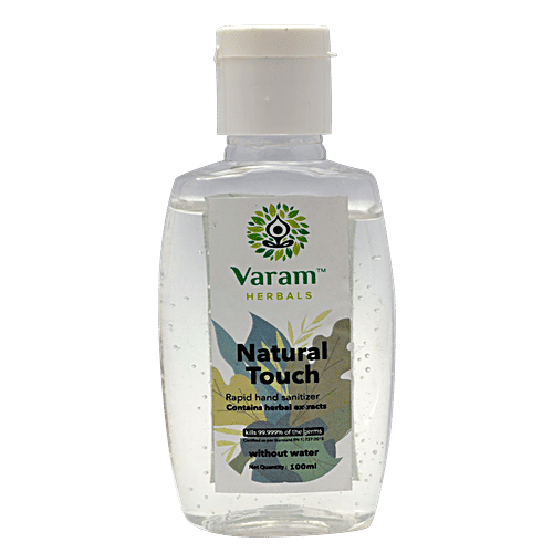 Buy Varam Natural Touch Rapid Hand Sanitizer - Herbal Extracts, Alcohol ...