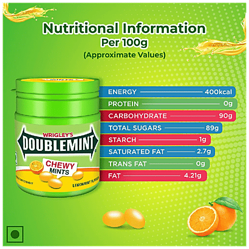 Buy Doublemint Lemonmint Chewymints Online at Best Price of Rs 102 ...
