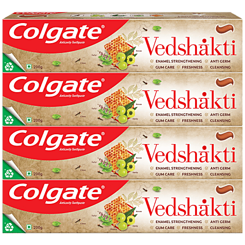 Buy Colgate Vedshakti Anti-Bacterial Toothpaste - With Neem, Clove and ...