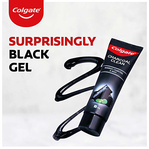 Buy Colgate Charcoal Clean Toothpaste, Black Gel Paste, Bamboo Charcoal ...