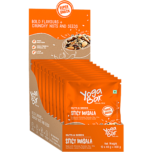 Buy Yoga Bar Nuts & Seeds Trail Mix - Spicy Masala Online at Best Price ...