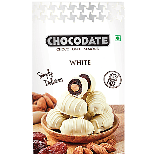 Buy Chocodate White Chocolate - with Almond Online at Best Price of Rs ...