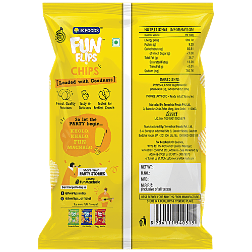 Buy Fun Flips Potato Chips - Classic Salted Online at Best Price of Rs ...