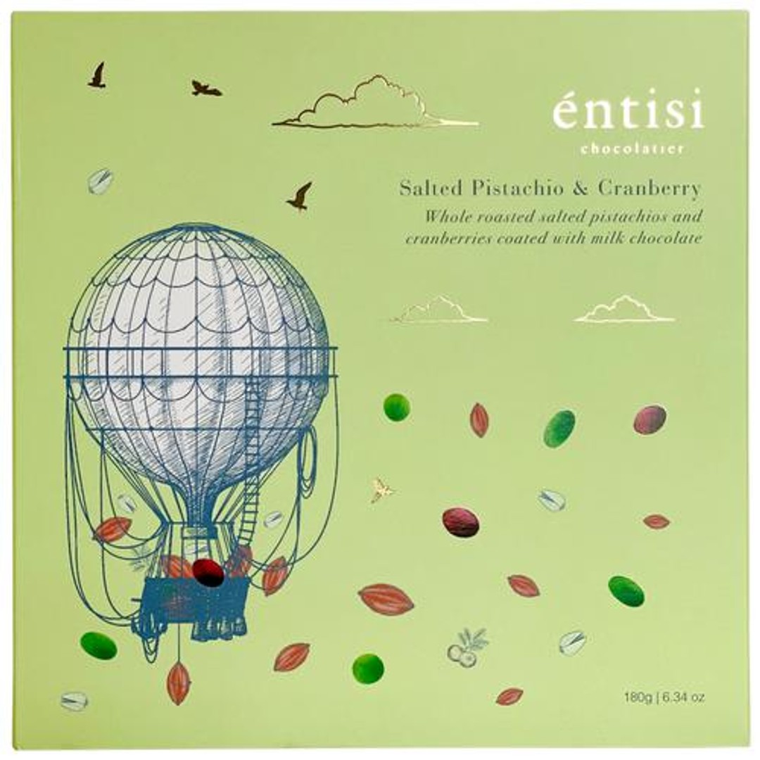 Buy Entisi Chocolate Coated Salted Pistachio & Cranberry Online at Best ...