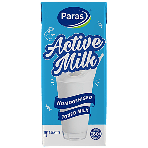 Buy Paras Active Milk Homogenised & UHT Toned Milk Online at Best Price ...