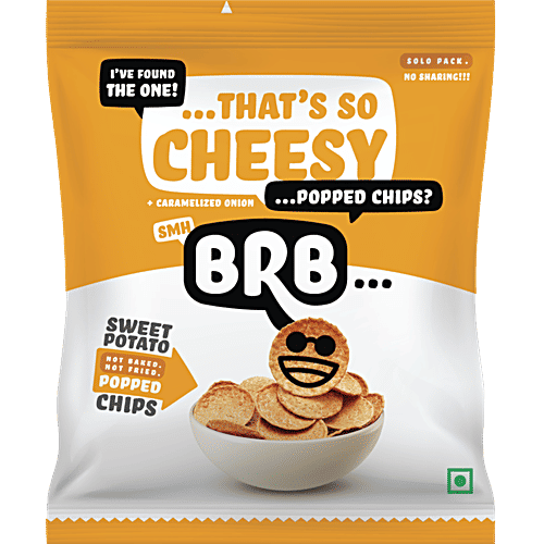 Buy BRB Popped Chips Sweet Potato Chips - Cheese & Caramelised Onion ...